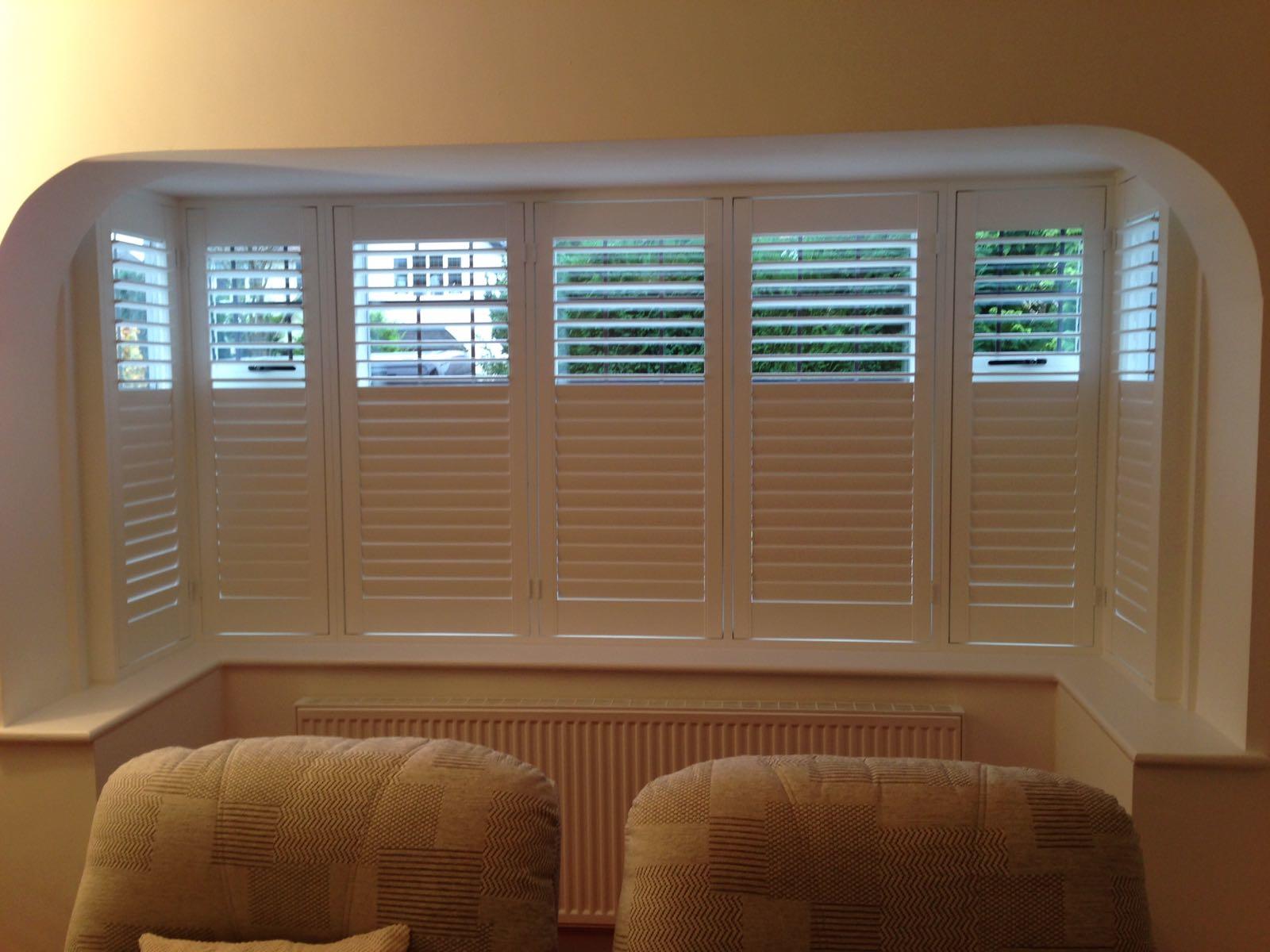 Box Bay Window Shutters With A Concealed Split - Absolute